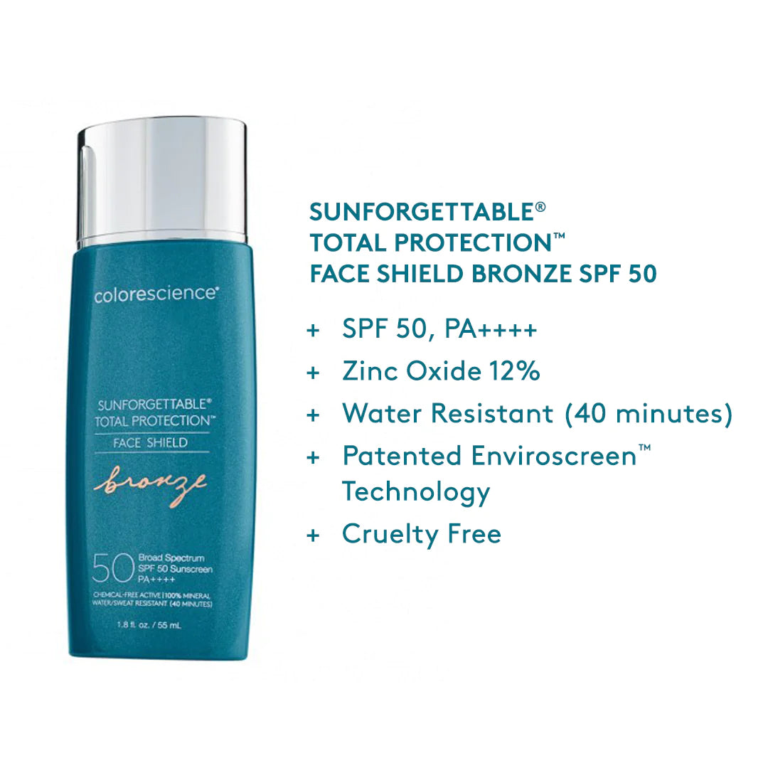 COLOR SCIENCE | Total Protection™ Face Shield Bronze SPF 50 | TIGHT ...